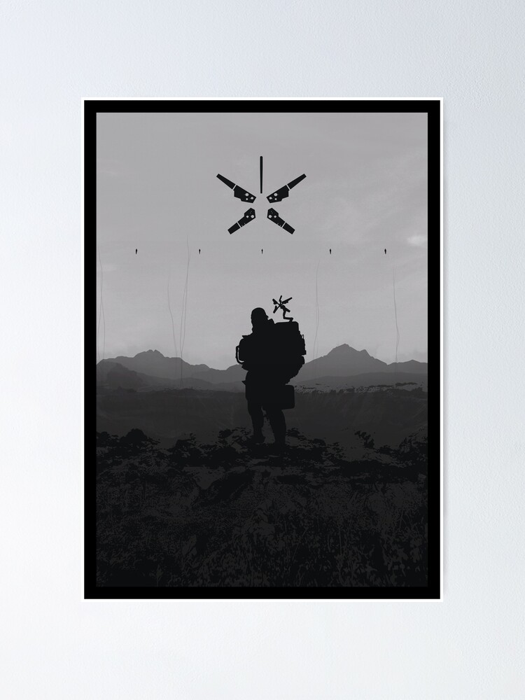 "Sam Bridges Death Stranding" Poster by CalRay | Redbubble