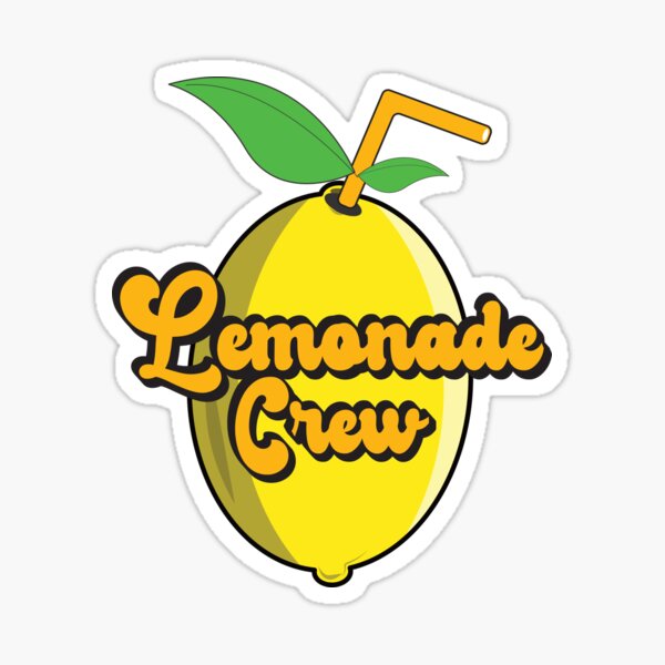 "Lemonade Crew" Sticker for Sale by brynscully | Redbubble