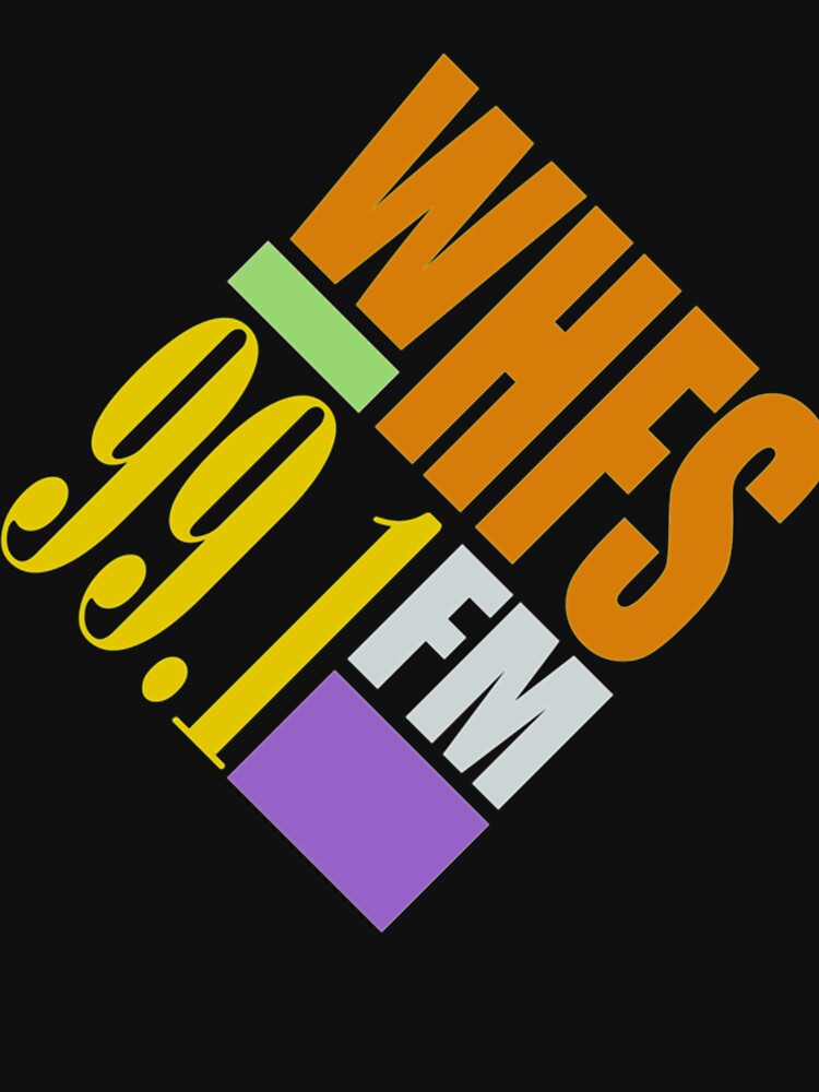 "WHFS 99.1 FM Washington, DC Retro Radio Station Classic T-Shirt" T ...
