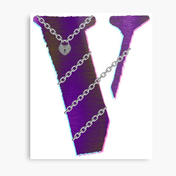 "Vlone lock chain , funny design for V" Metal Print for Sale by MoSaid ...