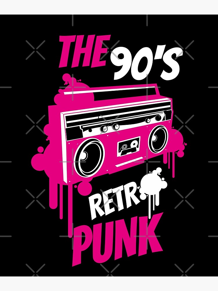 "The 90's Retro Punk As Living Fully Retro - Living Fully Retro" Art ...