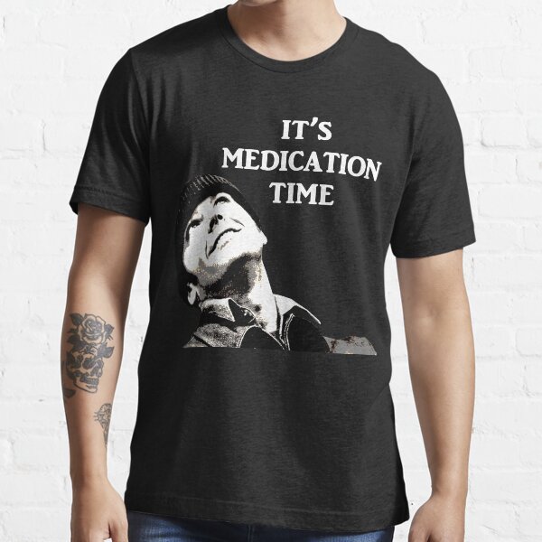 "Medication Time (for dark background)" T-shirt for Sale by ...