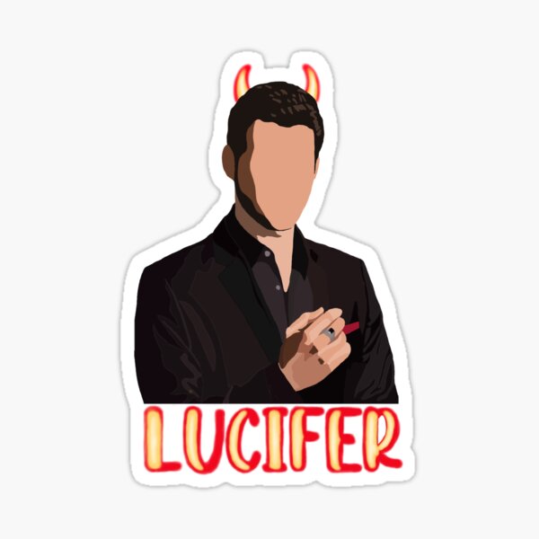 "Lucifer" Sticker by Erin-Wellington | Redbubble