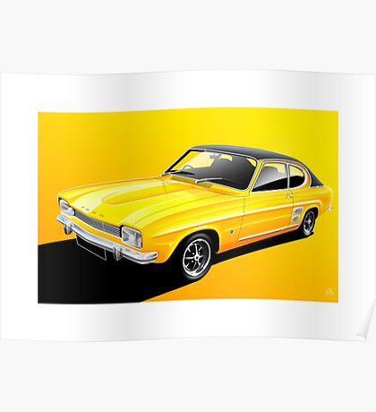 Ford Capri: Posters | Redbubble