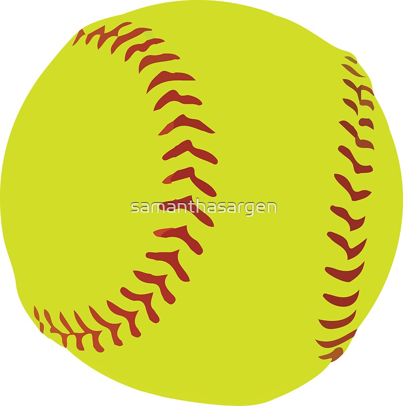 Softball: Stickers | Redbubble