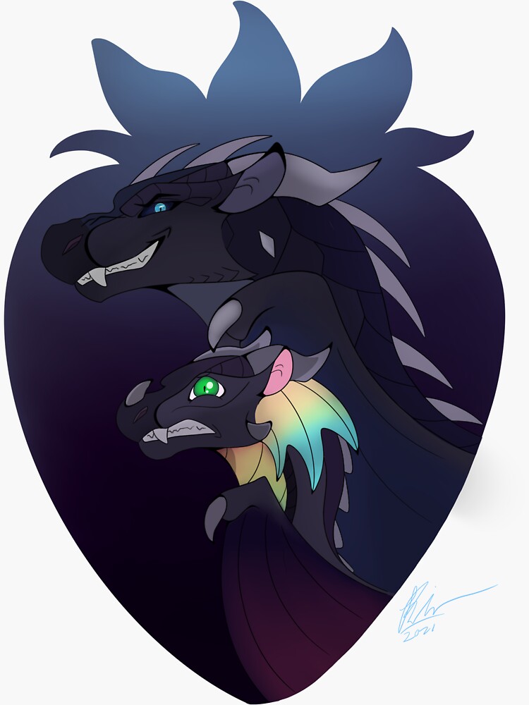 "Darkstalker, and Peacemaker" Sticker by LionBoiArt | Redbubble