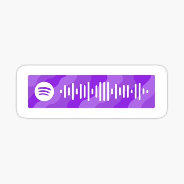 Traitor” Spotify Code" Sticker for Sale by sohastickers | Redbubble