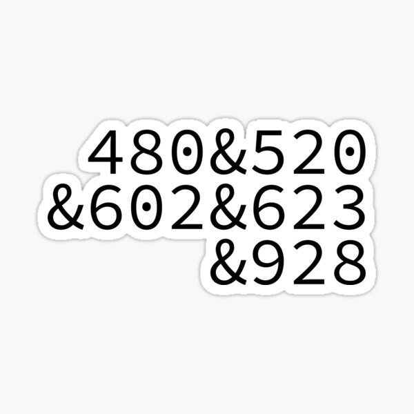 "Arizona Area Codes" Sticker for Sale by Pizza-Party-Sup | Redbubble