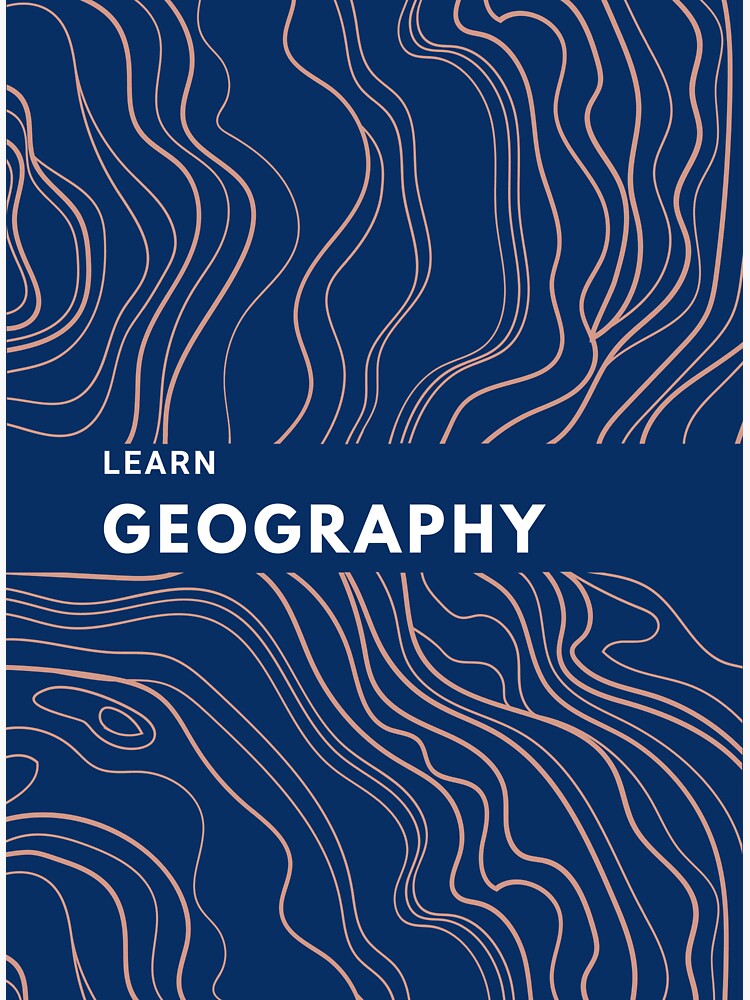 Pegatina «Aprender geografía» de Methza | Redbubble