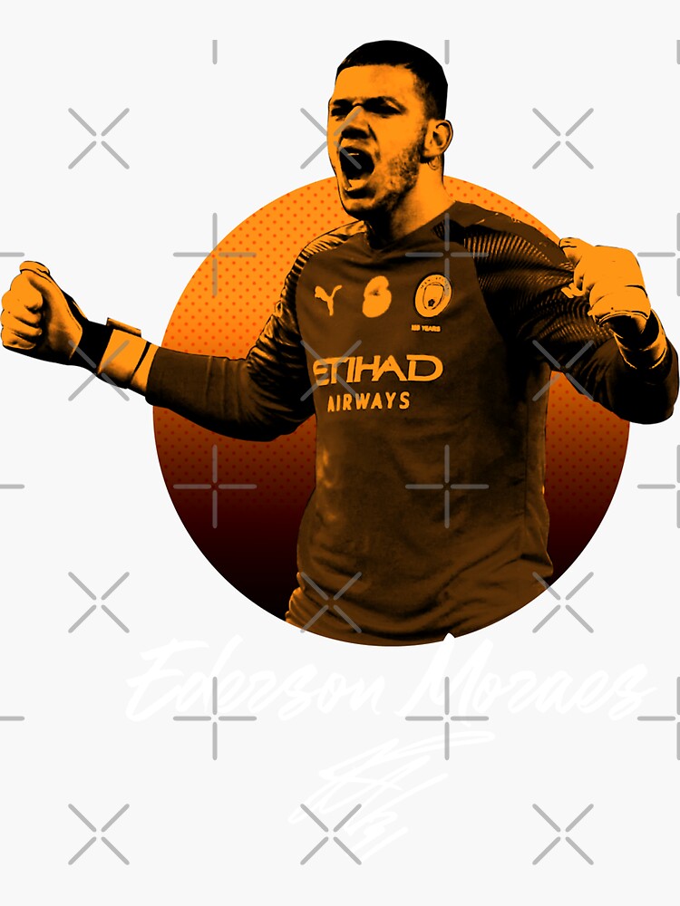 "Ederson Moraes For Fan - Ederson Moraes Signature" Sticker for Sale by ...