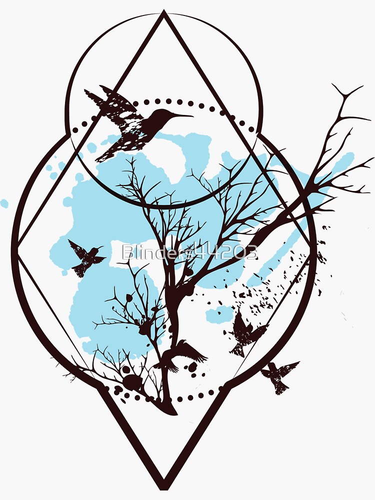 "Boho Tree Bird Flowers Floral Geometric Roses Butterfly Beautiful ...