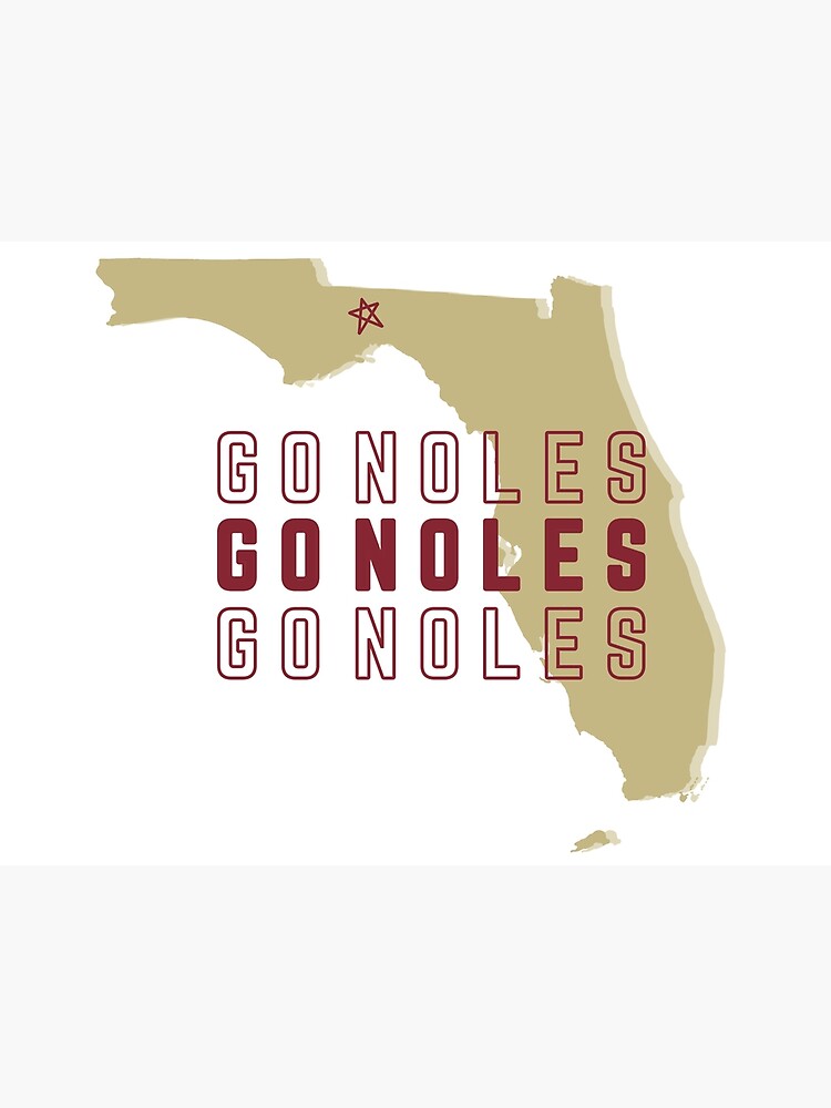 "FSU Go Noles" Poster by jocelyneade | Redbubble