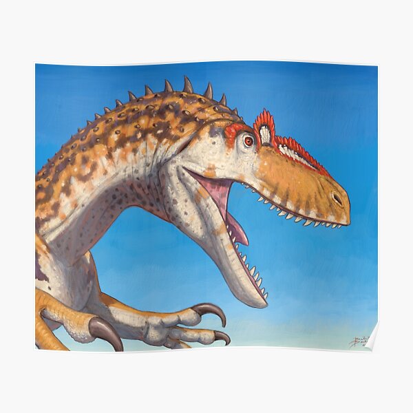 "Allosaurus " Poster for Sale by Balint-Benke | Redbubble