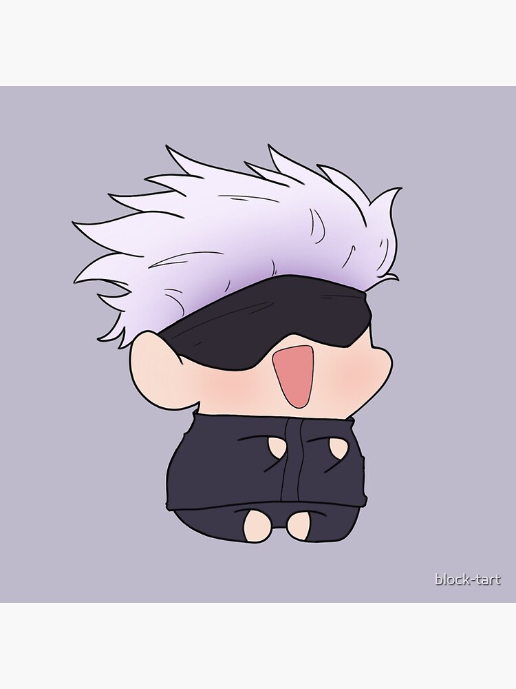"Chibi Gojo Satoru" Photographic Print for Sale by block-tart | Redbubble