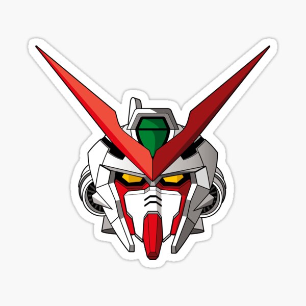 "Gundam Red Frame" Sticker for Sale by Evil14 | Redbubble