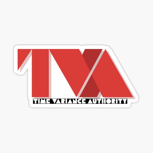 "TVA Logo" Sticker for Sale by ApeShift | Redbubble
