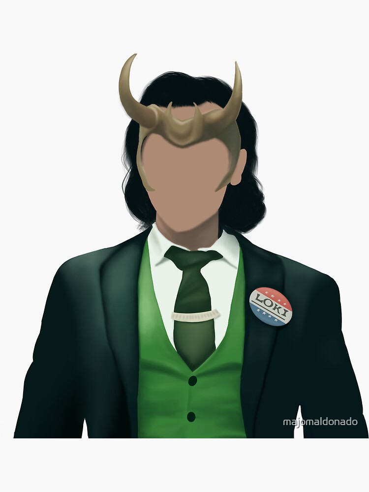 "President Loki" Sticker by majomaldonado | Redbubble