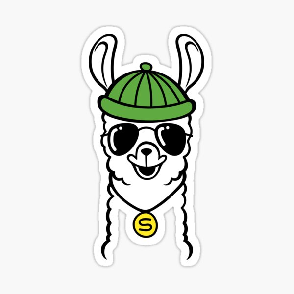 "Funny Llama Boy Street style " Sticker for Sale by roocky | Redbubble