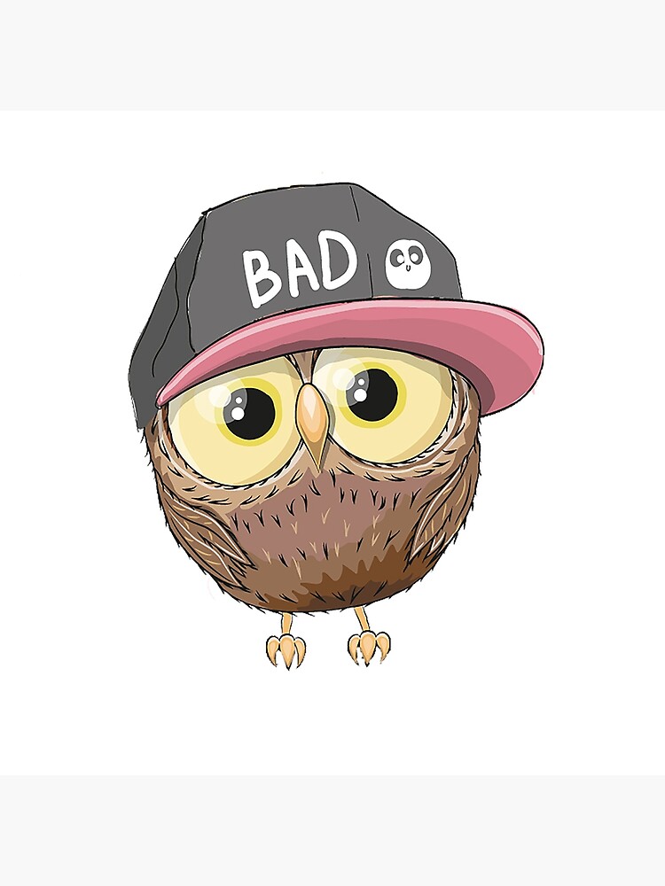 "bad owl ?" Poster by Sutlac-Store | Redbubble