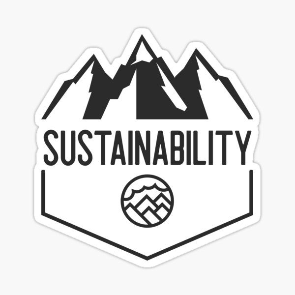 "Sustainability" Sticker by pixelplaza | Redbubble