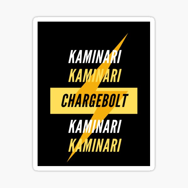 "Denki Kaminari Chargebolt (sticker)-My Hero Academia" Sticker for Sale ...