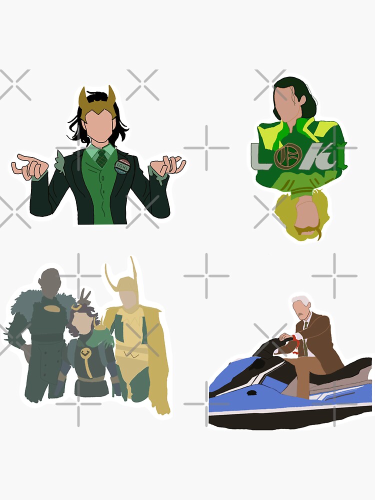 "Loki Pack" Sticker for Sale by CHCustoms | Redbubble