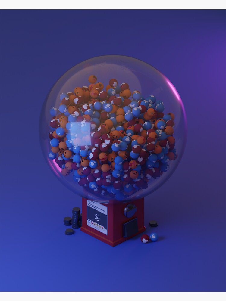 "like machine" Sticker for Sale by celodraws | Redbubble