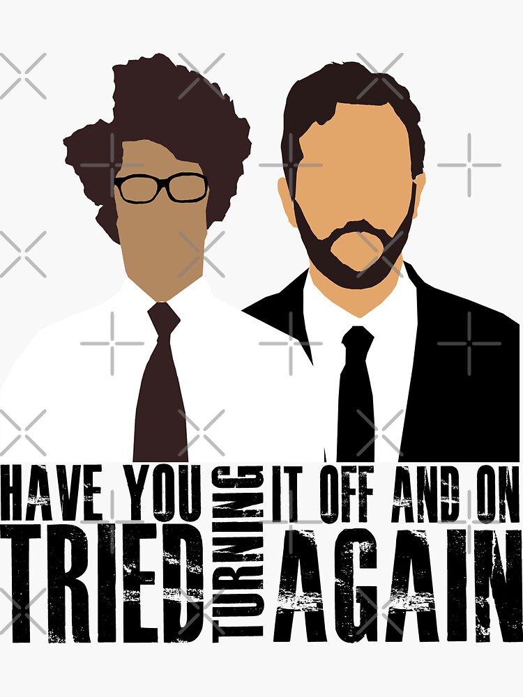 "IT Crowd " Sticker for Sale by kurticide | Redbubble