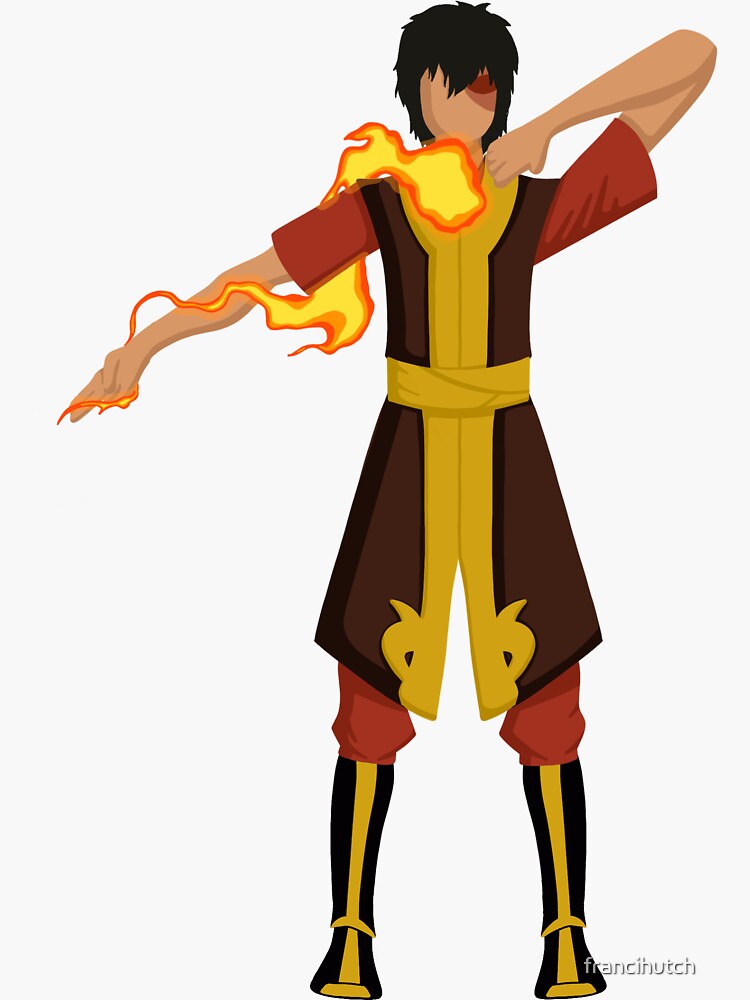 "Zuko - Avatar the Last Airbender" Sticker for Sale by francihutch ...