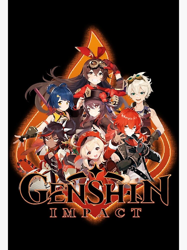 Lámina fotográfica «Personajes de Genshin Impact Pyro» de p3bi3sK8Dc ...