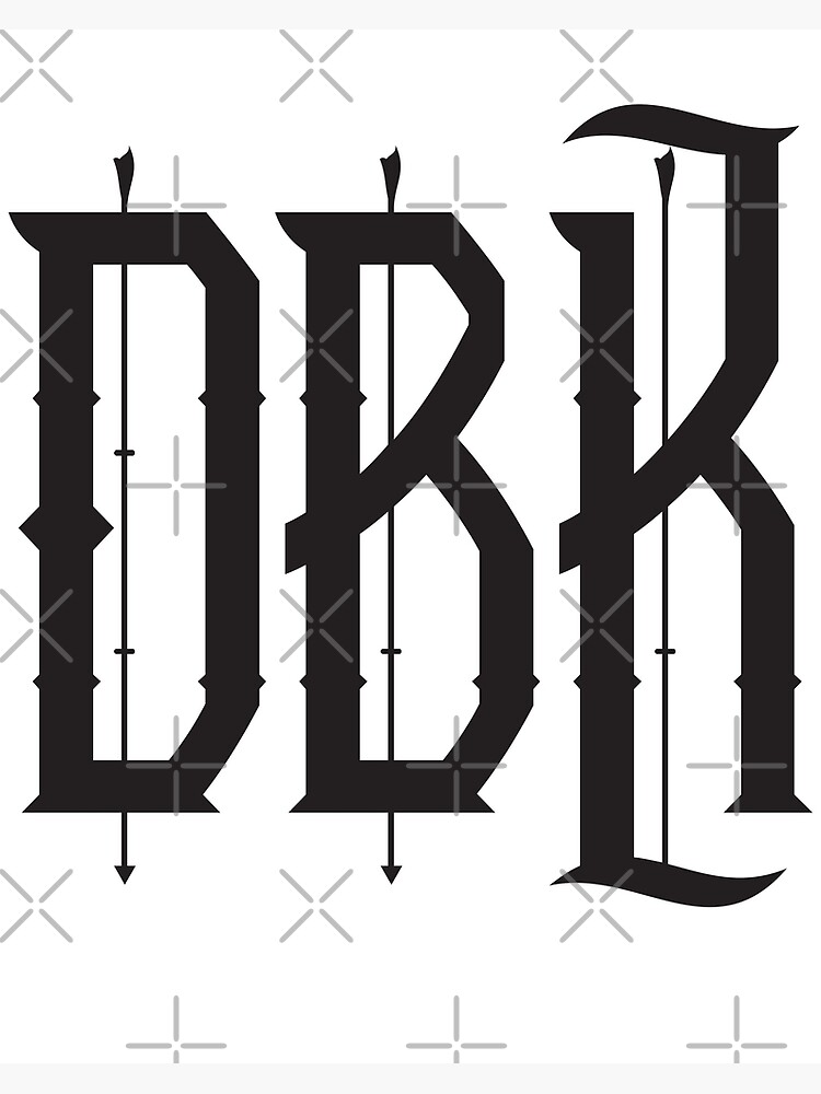 "DBK" Poster by DBKinc | Redbubble