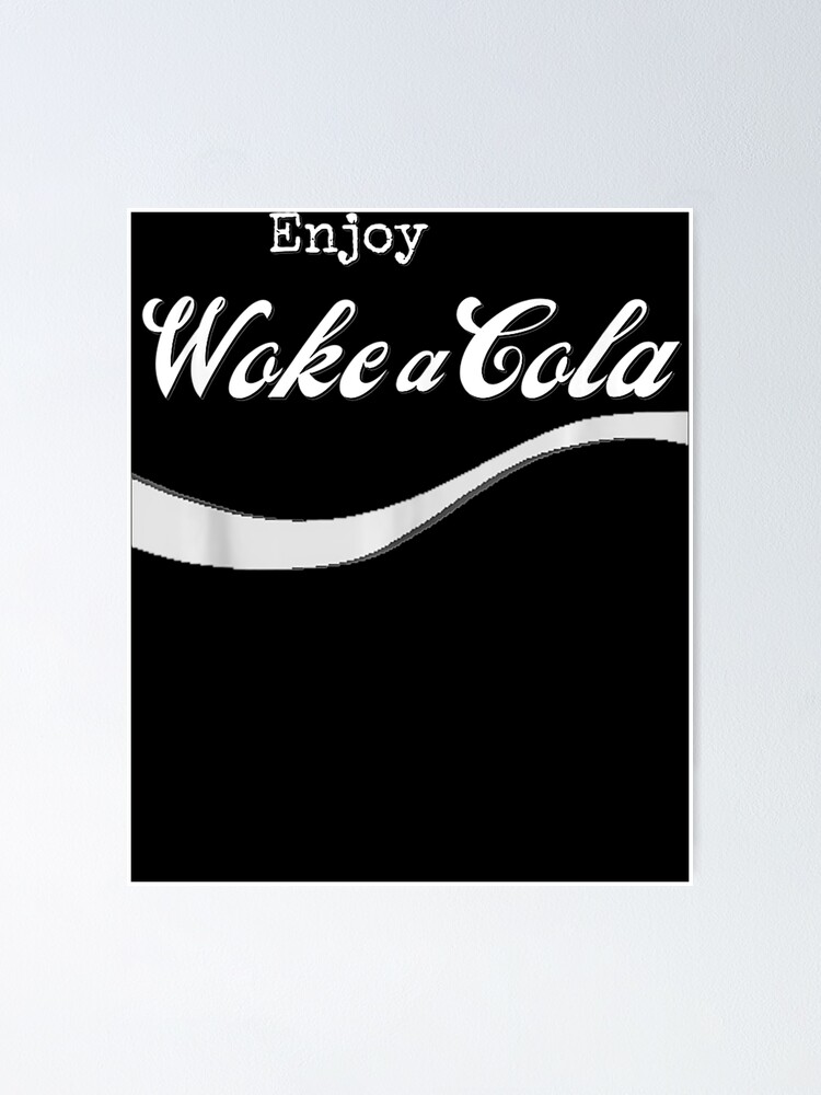 "Woke a Cola Try To Be Less White Cool Cute Funny Gift Red Tank Top ...