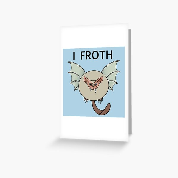 "Paolumu Frothing Emoji" Greeting Card by Blueninjadino | Redbubble