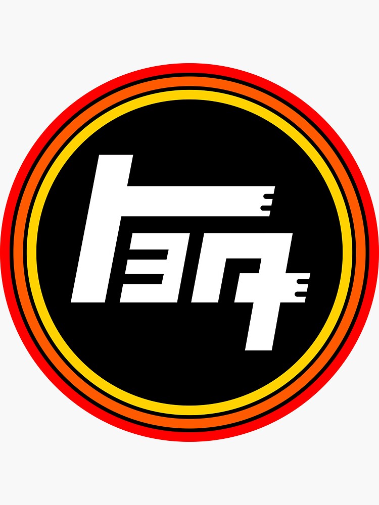 "Old School Toyota White Font Logo Three Stripes Circle Sticker ...