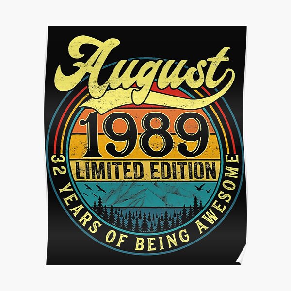 Established Since 1989 Posters | Redbubble