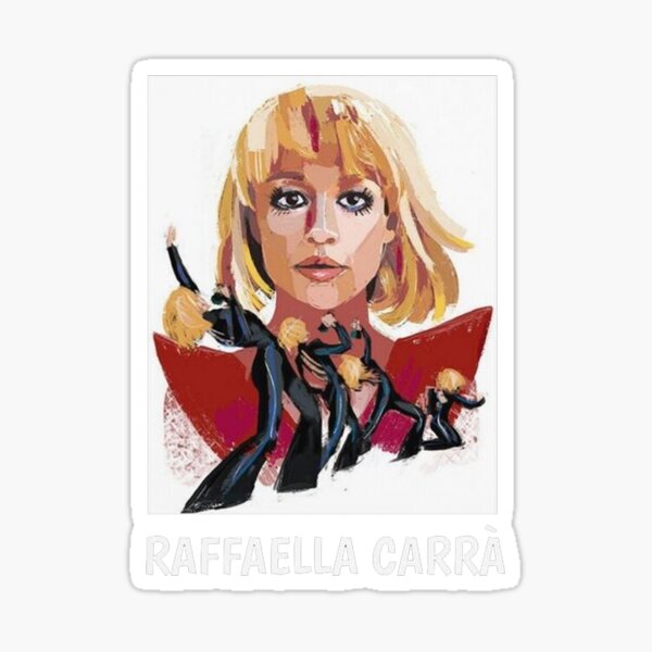 "Raffaella Carra" Sticker by christiangren | Redbubble