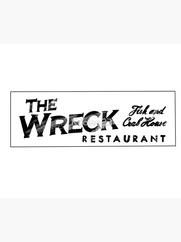 "OBX- The wreck restaurant logo " Art Print for Sale by Kdolan23 ...