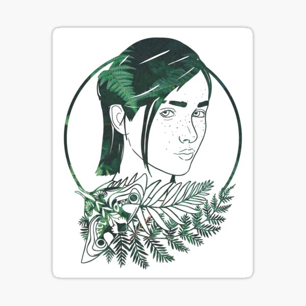 "Fern Ellie" Sticker for Sale by retr0babe | Redbubble