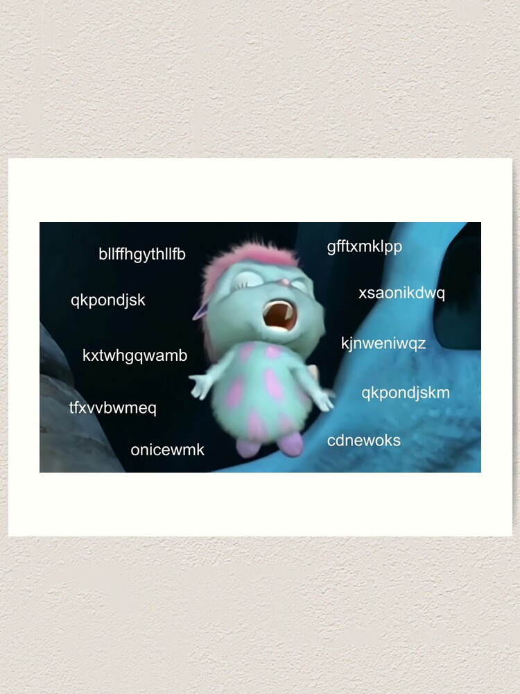 "Bibble Singing Opera Meme" Art Print for Sale by Gonzine | Redbubble