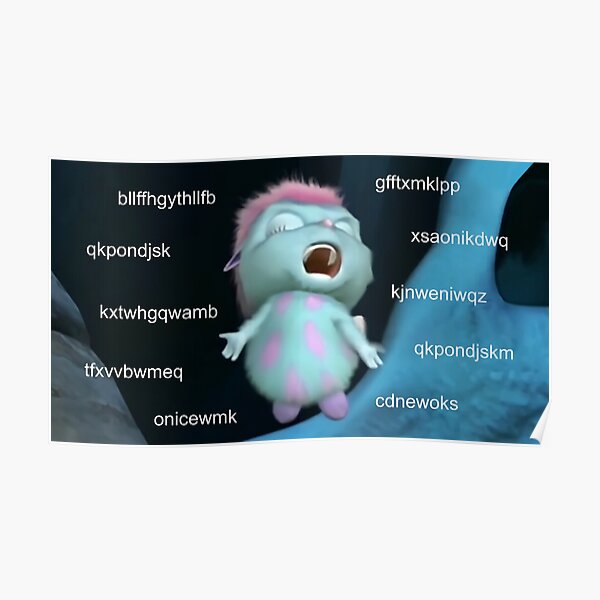 "Bibble Singing Opera Meme" Poster by Gonzine | Redbubble