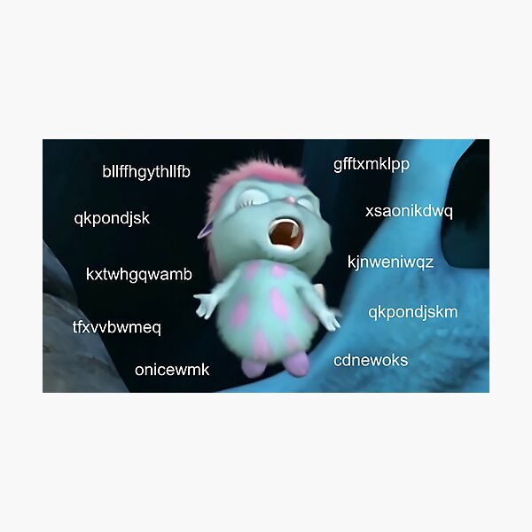 "Bibble Singing Opera Meme" Photographic Print for Sale by Gonzine ...