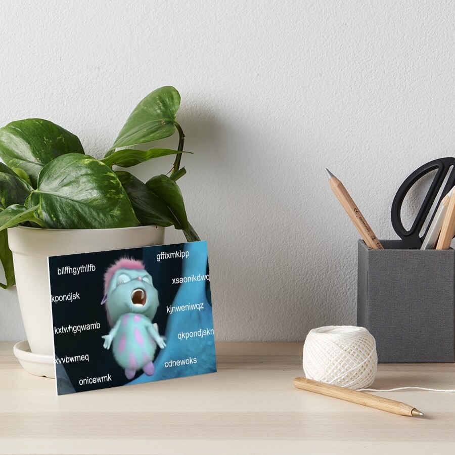 "Bibble Singing Opera Meme" Art Board Print for Sale by Gonzine | Redbubble