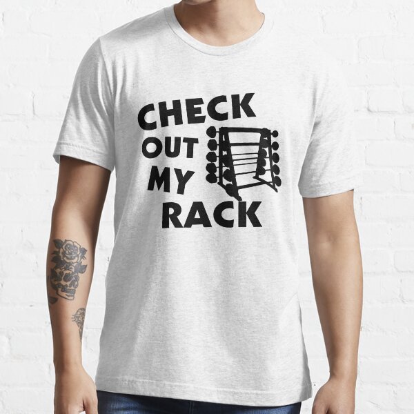 "Check Out My Rack" T-shirt for Sale by FireFoxxy | Redbubble | fitness ...
