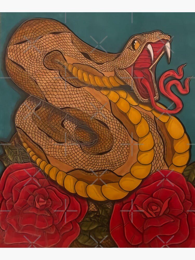"Deadly Rose" Sticker for Sale by Hoogles | Redbubble