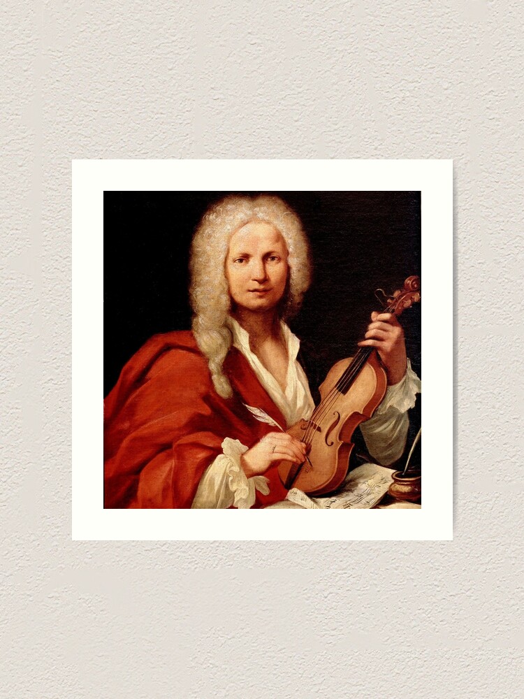 "Antonio Vivaldi Portrait" Art Print for Sale by JDesigningMO | Redbubble