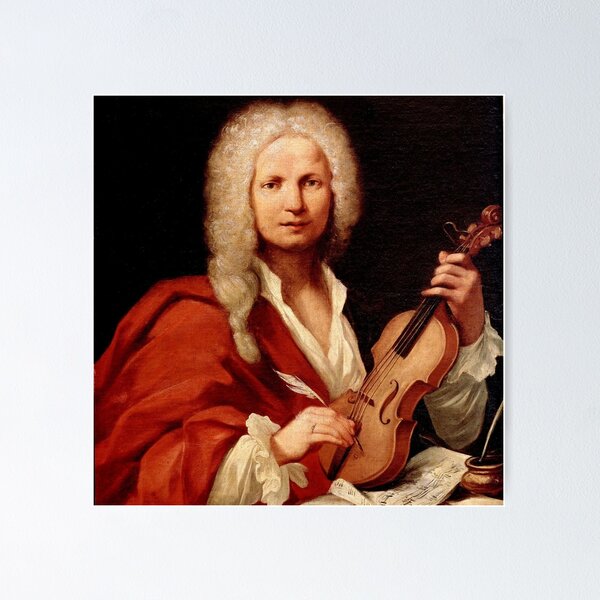 "Antonio Vivaldi Portrait" Poster for Sale by JDesigningMO | Redbubble