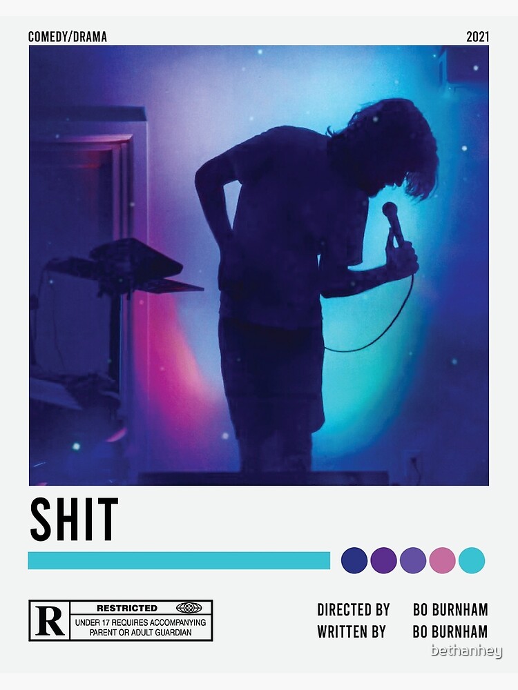 "Bo Burnham Inside Shit Indie Aesthetic Poster" Photographic Print for ...