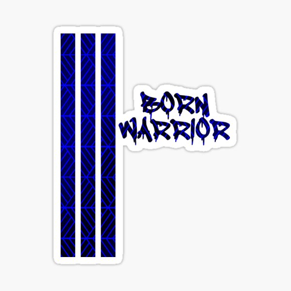 "Born Warrior Tribal" Sticker for Sale by UlaFine | Redbubble
