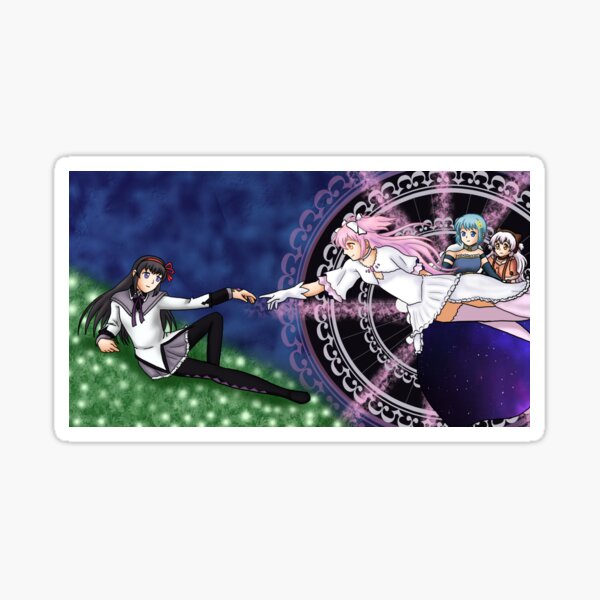 "Creation of Homura" Sticker for Sale by SailorMoonie | Redbubble