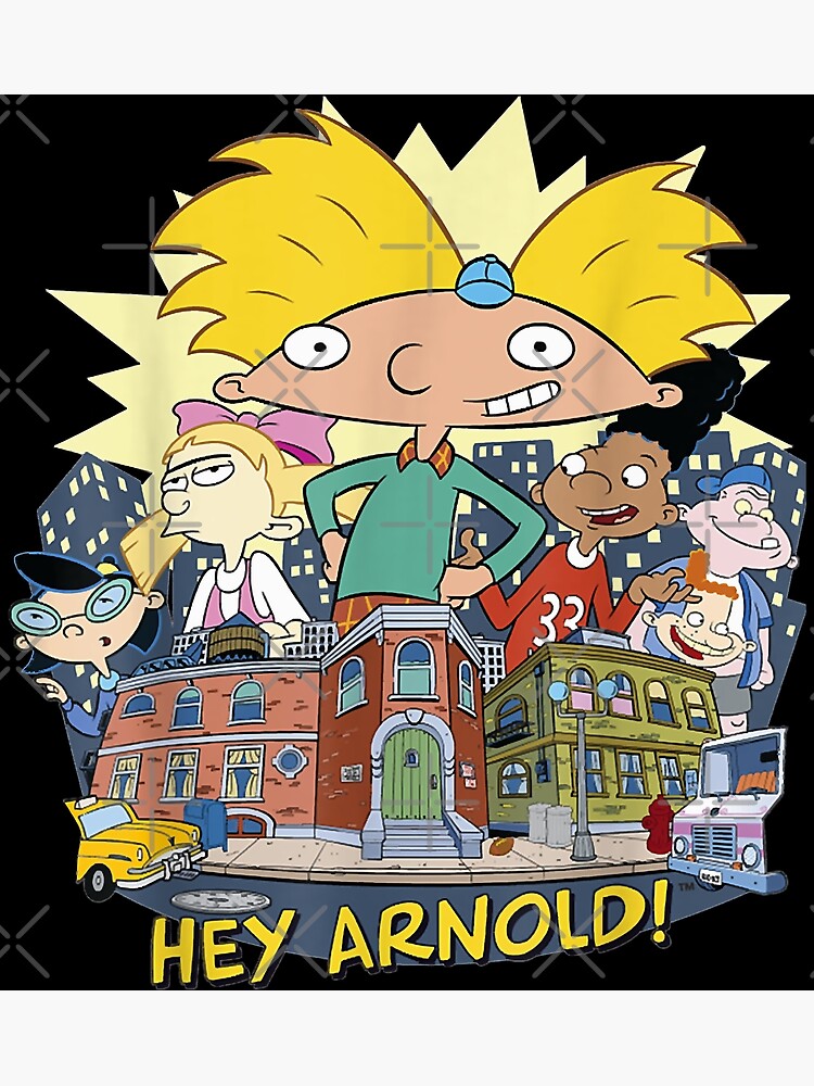 "Hey Arnold Neighborhood Poster Helga Crush Cartoon Shortaki Sticker ...